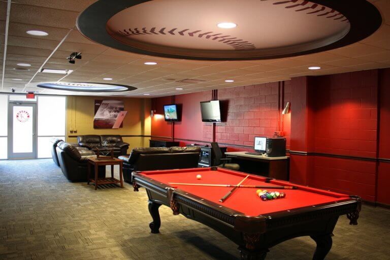 UA Baseball Locker Room | Caldwell Architects